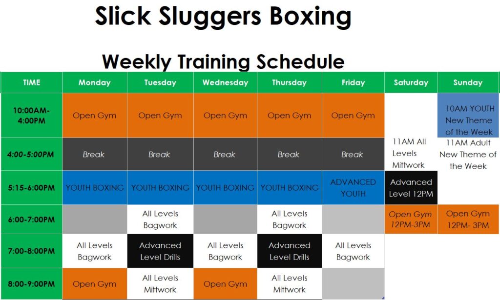 Slick Sluggers Boxing Gym in Mineola, NY with Coach Nic